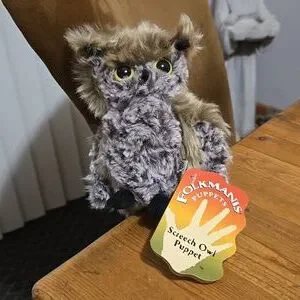 Folkmanis Puppets | Toys | Folkmanis Hand Puppet Screech Owl 6 Moveable ...